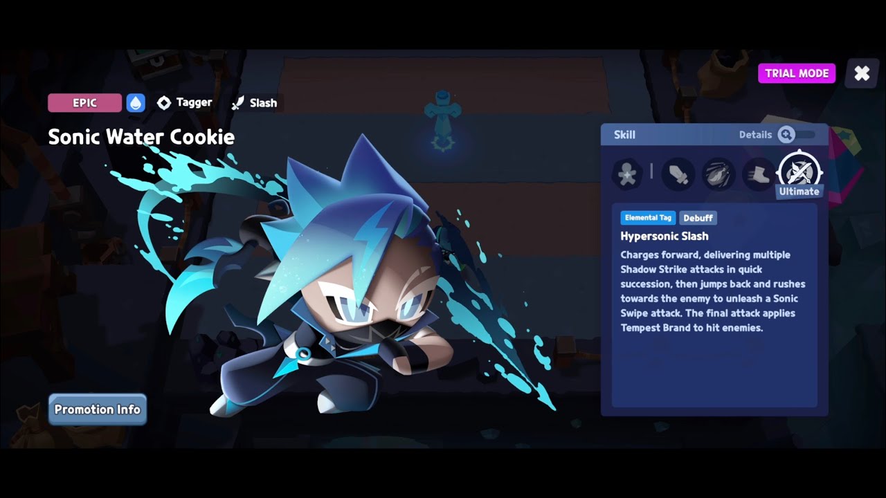 Sonic Water Cookie CRTOA l Cookie Run: Tower of Adventures - YouTube