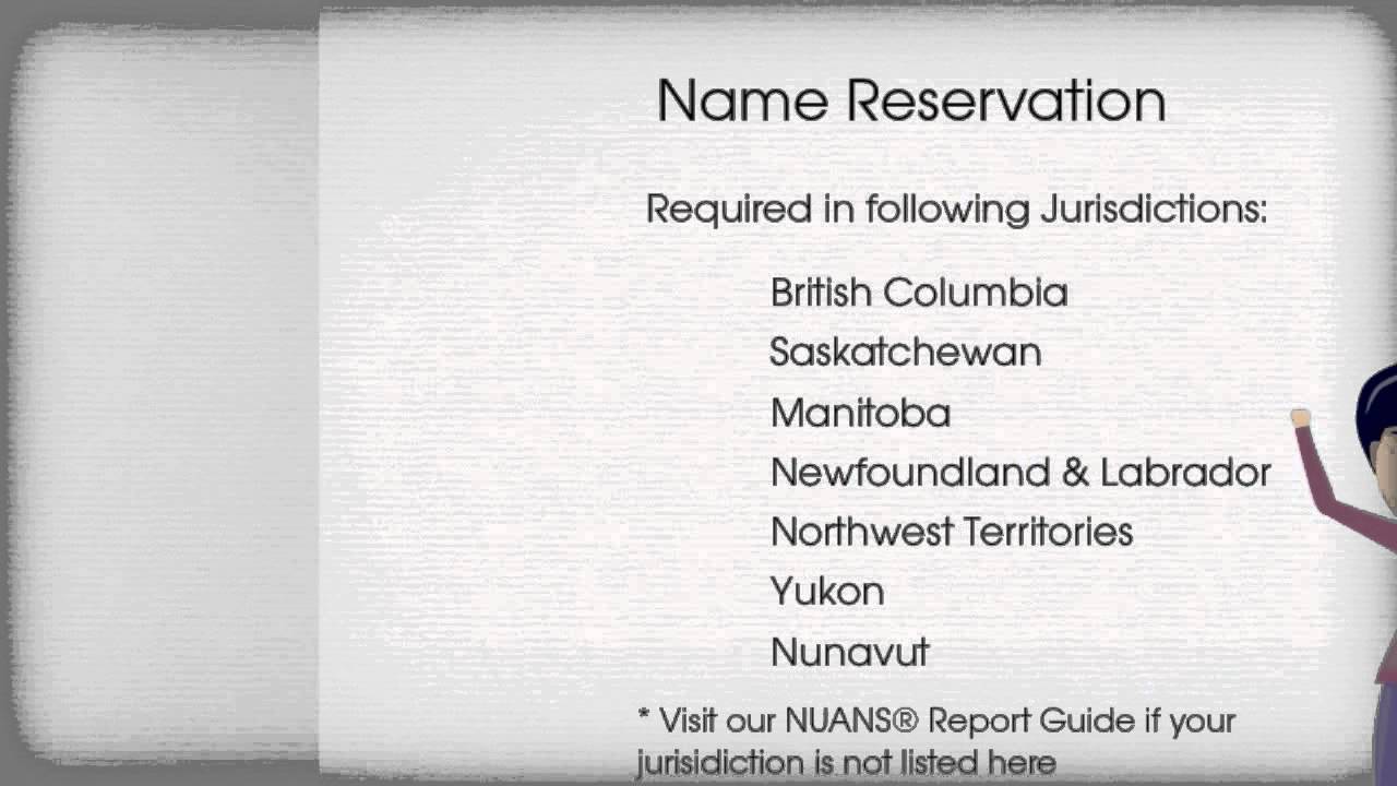 Name Reservation Guide - Video 4 - Arvic Start your Business Series ...