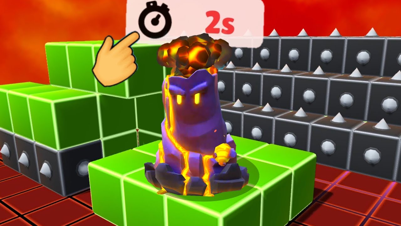 VOLCANO GUY 🕛 TIME ENDED - Stumble Guys BLOCK DASH Legendary - YouTube