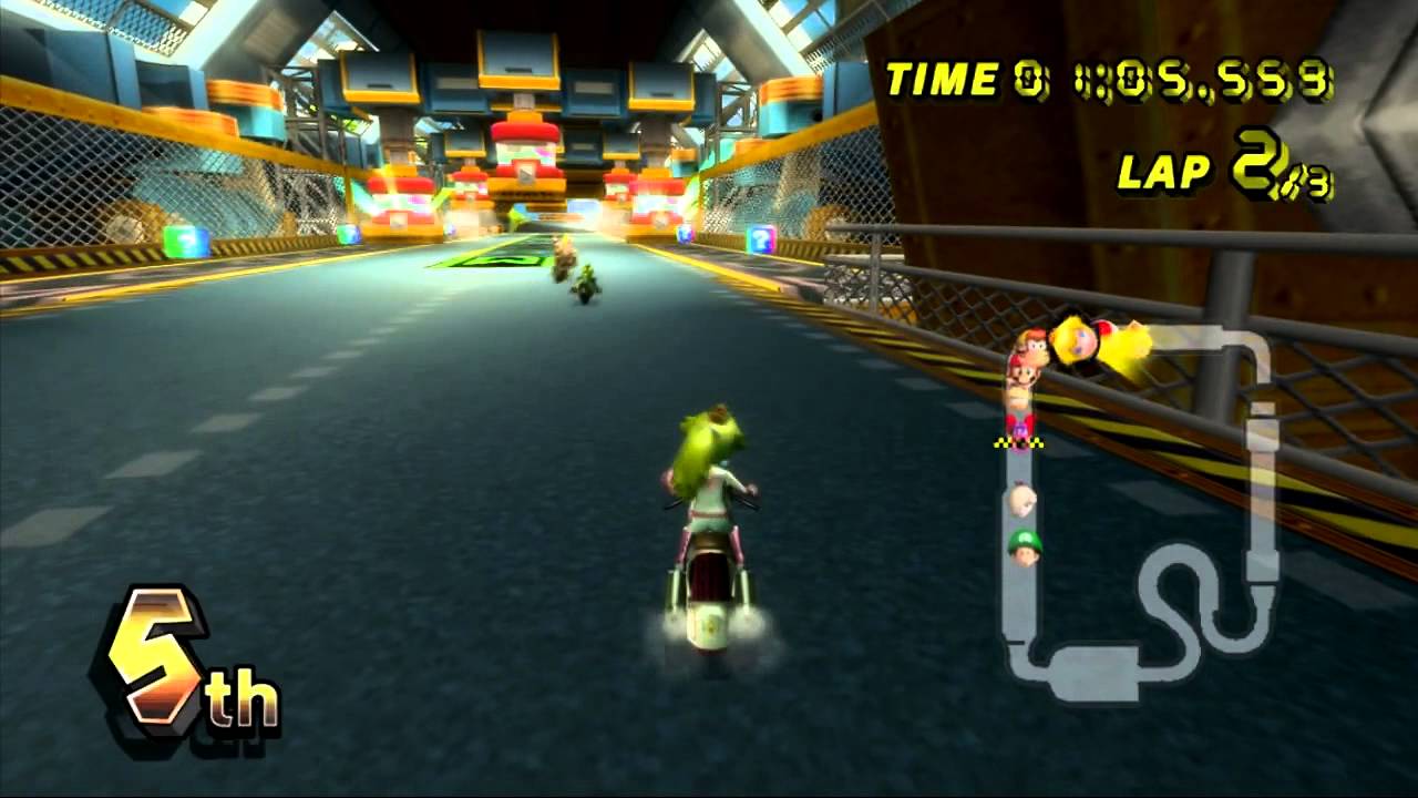 Mario Kart Wii (Wii) walkthrough - Toad's Factory - YouTube