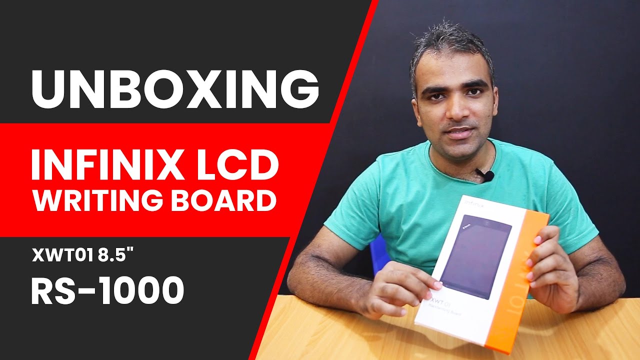 Infinix LCD Writing Board XWT01 8.5" LCD Tablet Review and Unboxing ...