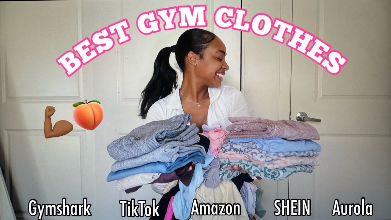 BEST GYM CLOTHES 2025 *try on haul* | GYMSHARK | TIKTOK | AMAZON ...
