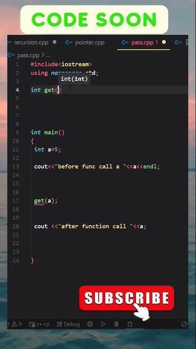 Pass By Reference In C Coding Codesoon Youtube