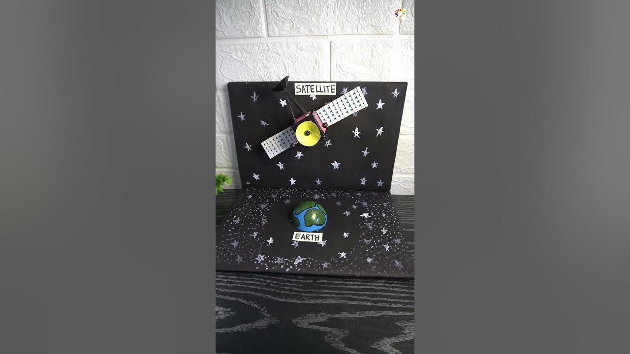 Geostationary satellite Still model science project for exhibition ...