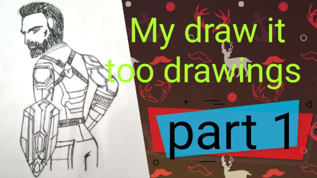 My draw it too drawings ( part 1) - YouTube