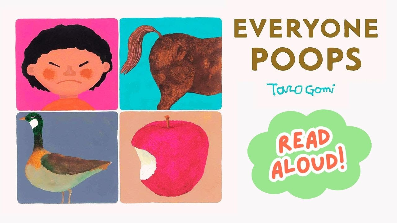 "Everyone Poops" Children's Book Read Aloud | Potty Training Toileting ...
