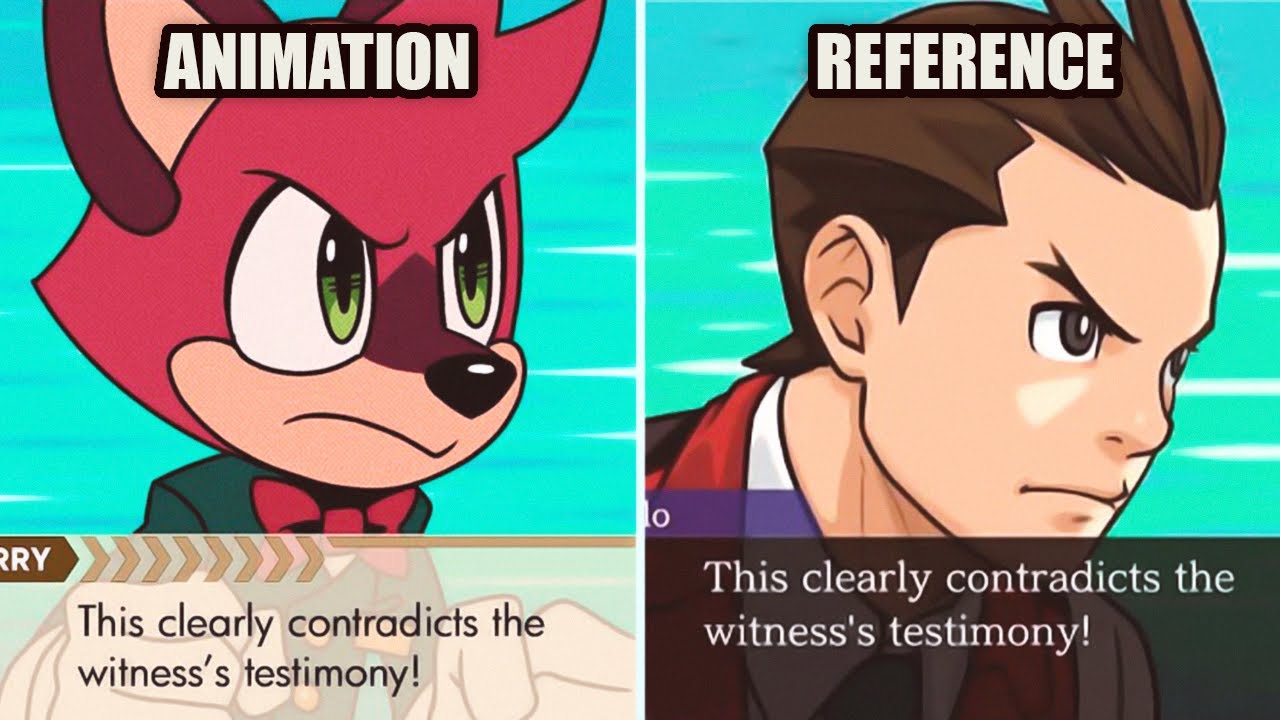 [Sonic × Ace Attorney Animation] All References - YouTube