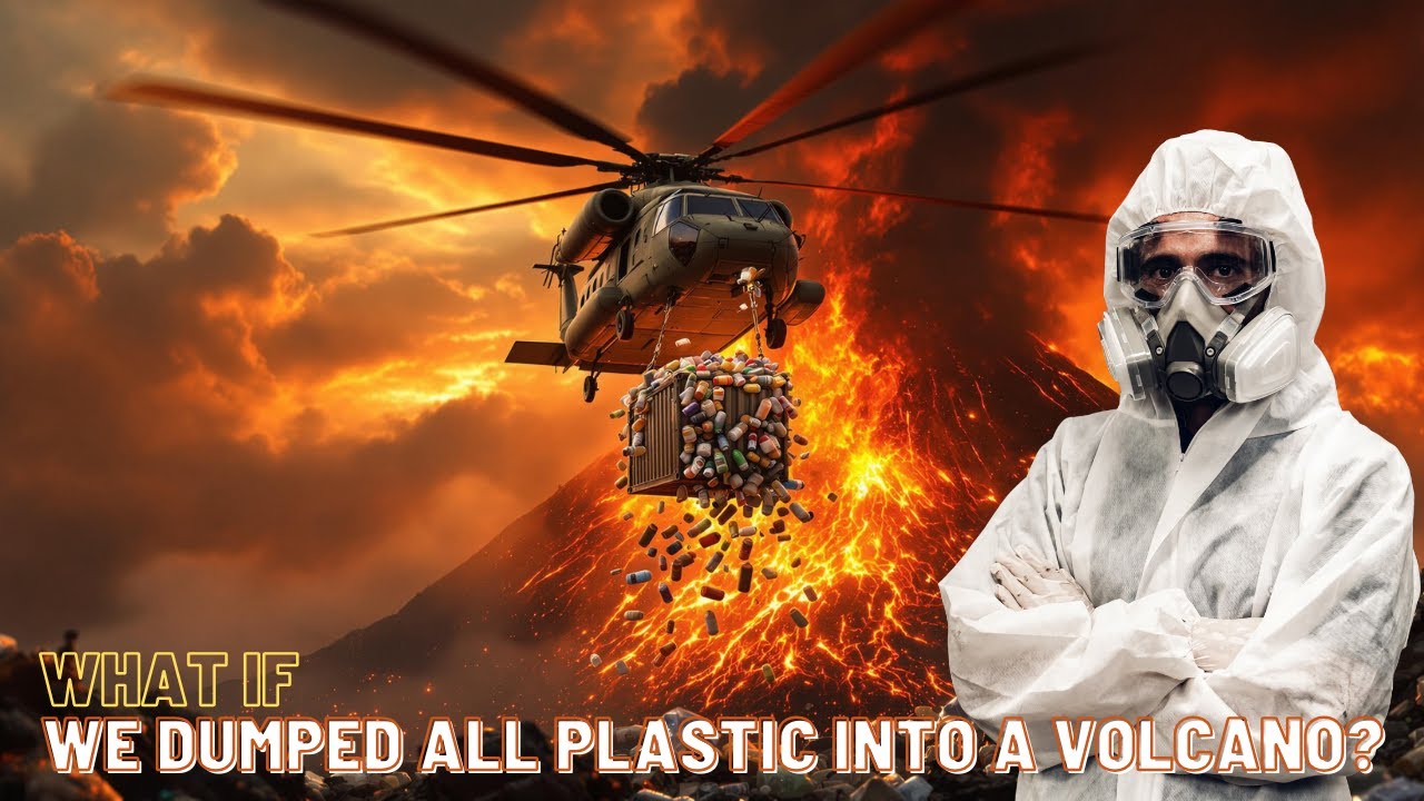 What If We Dumped ALL Plastic Into a Volcano? - YouTube