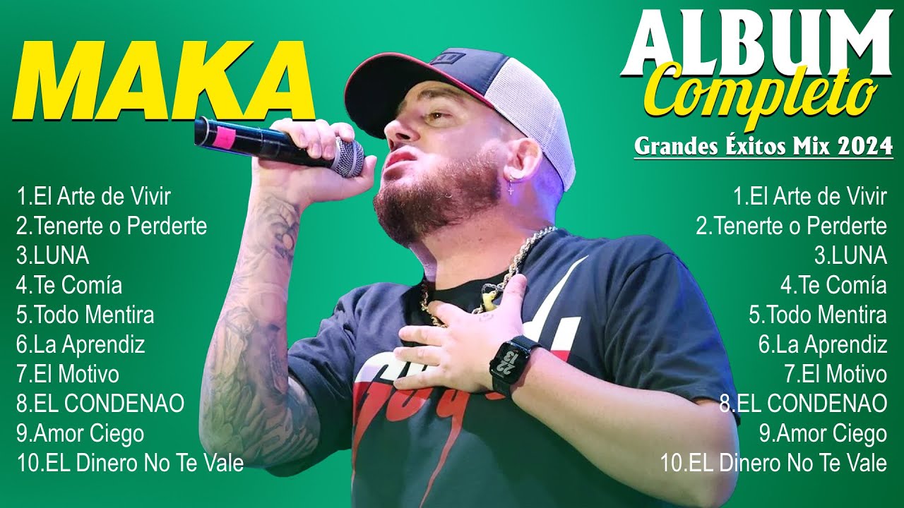 Maka Grandes Éxitos Album Ever ~ Mix Reggaeton 2024 - YouTube