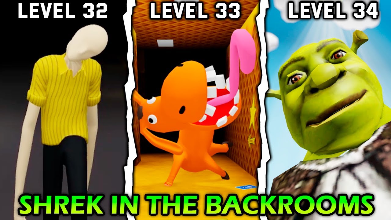 Shrek in The Backrooms: Level 32 to 34 - (Full Walkthrough) | Roblox ...