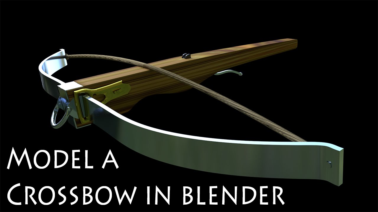 Medieval Crossbow in Blender - YouTube