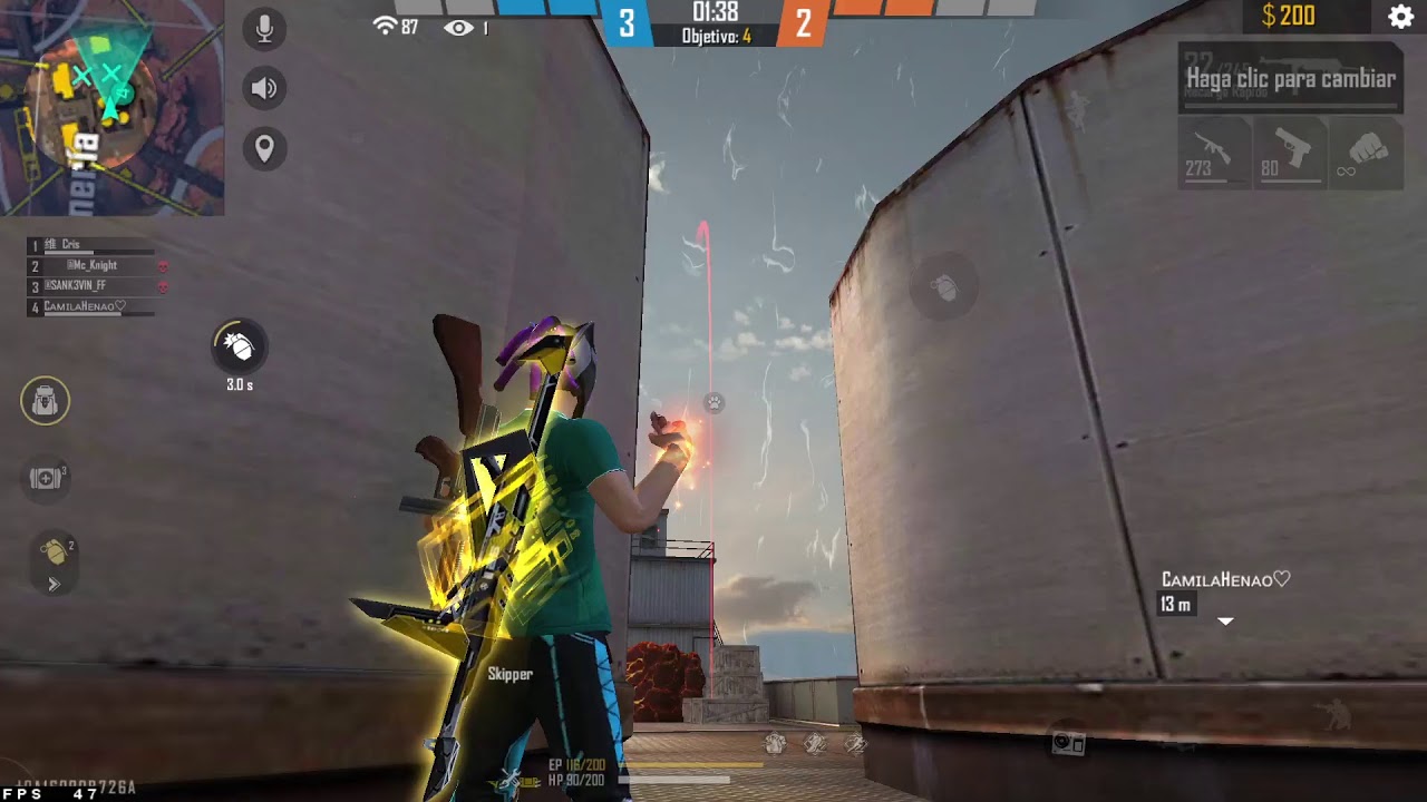 JUGANDO SALAS DE PVP FREE FIRE - YouTube