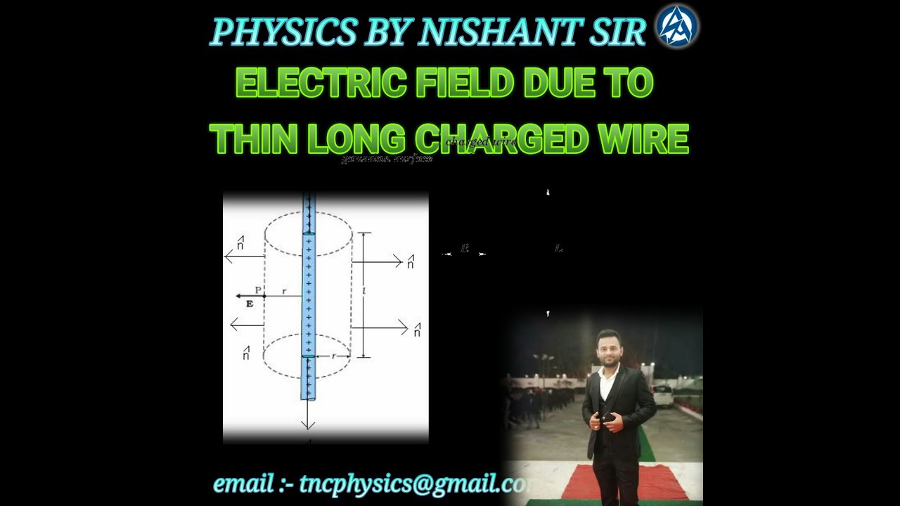 ELECTRIC FIELD DUE TO INFINITY LONG CHARGED WIRE - YouTube