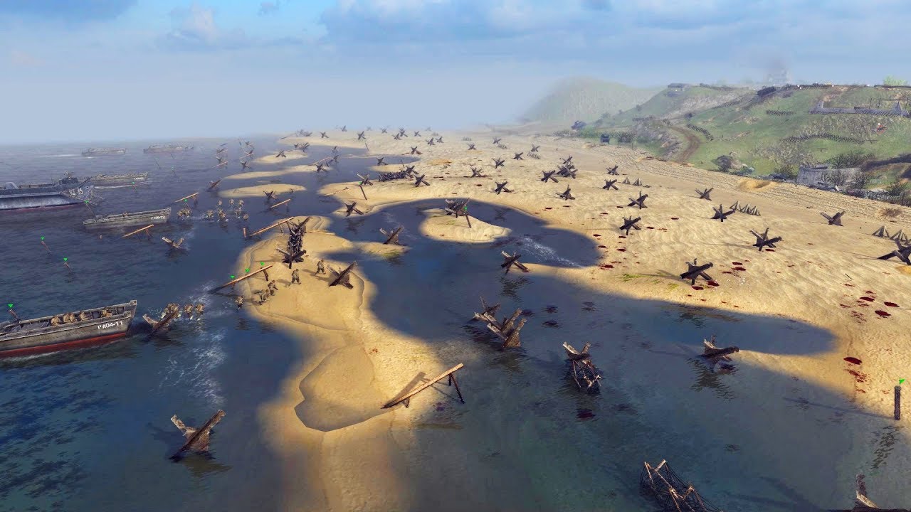 D-Day Normandy Landings 1944 - First Wave | RobZ Realism | Men of War ...