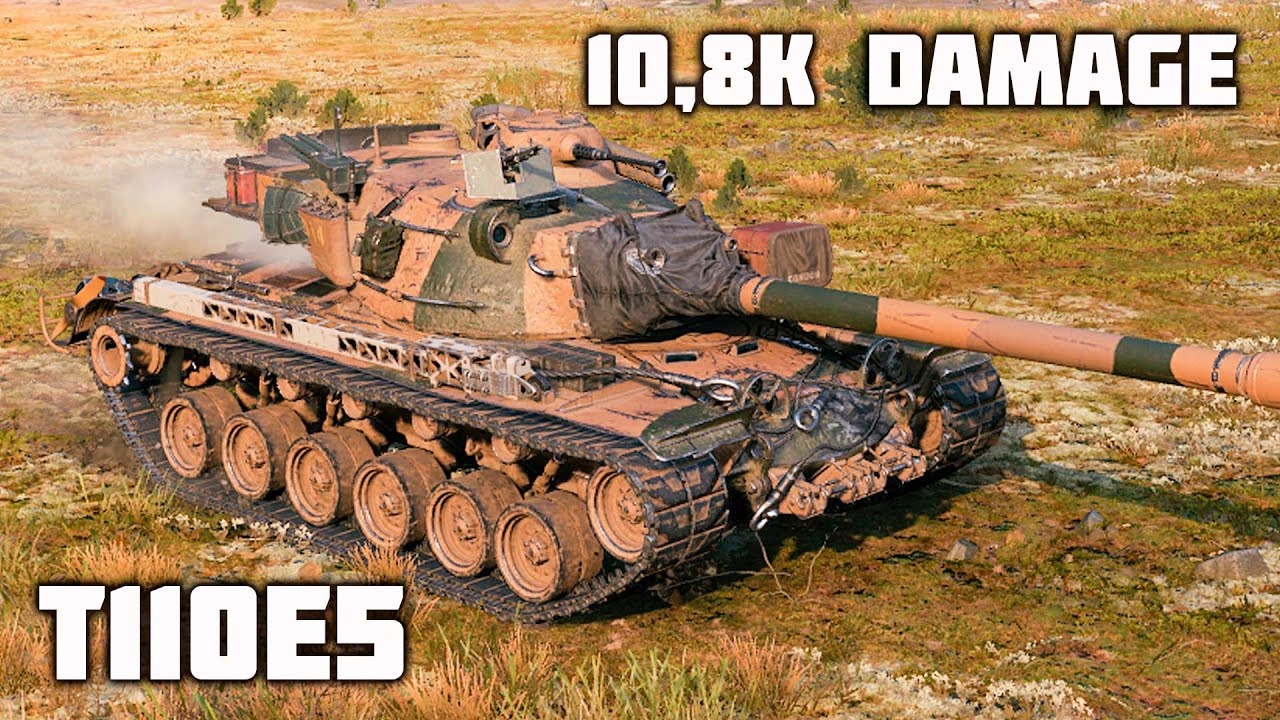 T110E5 WoT – 4Kills, 10,8K Damage - YouTube