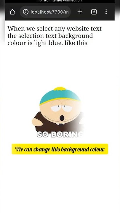 Css selection property. | change background colour of selecting text. #shorts #css #coding - YouTube