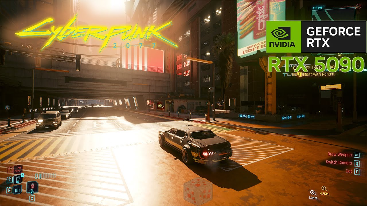 Cyberpunk 2077 | RTX 5090 32GB | i7-14700K Overdrive DLSS OFF/ON MFGx4 ...