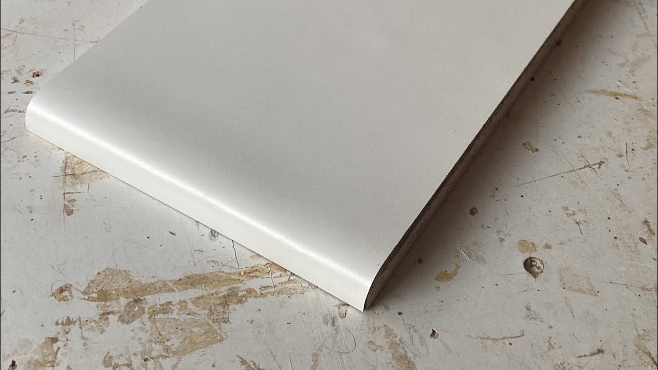 Como pegar y doblar formica en melamina - YouTube