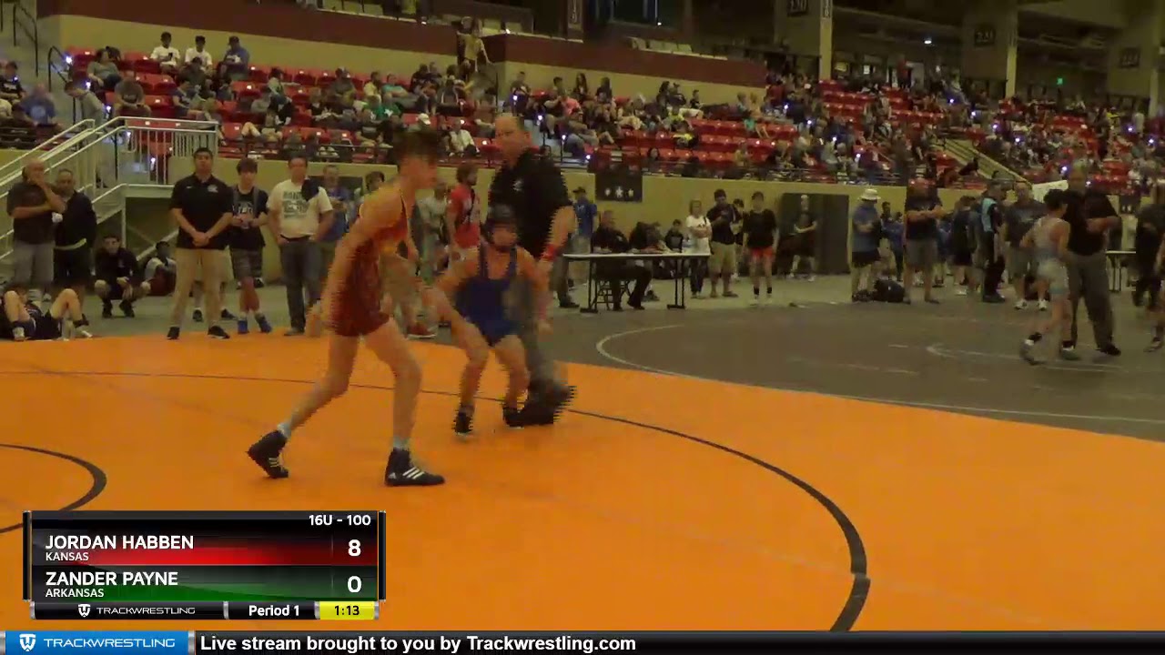 16U 100 Jordan Habben Kansas Vs Zander Payne Arkansas - YouTube