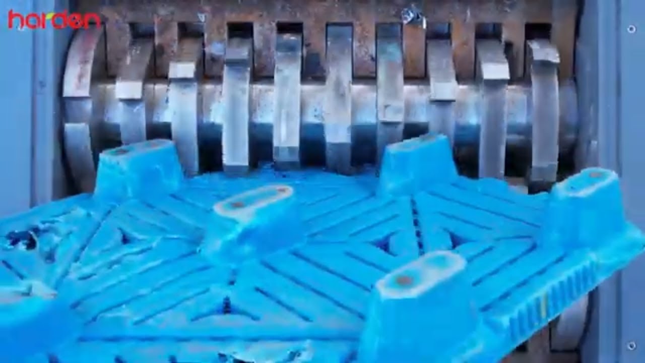 Plastic Pallet Shredding, Pallet Shredding Machine, Pallet Shredder ...