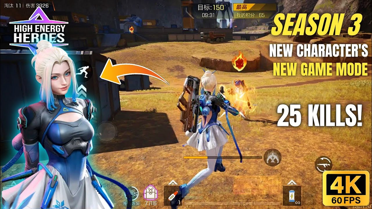 High Energy Heroes | Season 3 Gameplay MaxGraphics 4K 60FPS Android ...