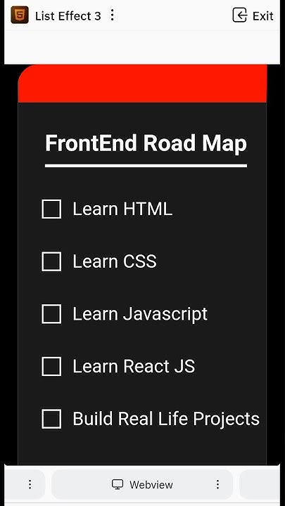 List Effect 3 | Mini Program | Web Suite Mini Program | Web Development Mini Program - YouTube