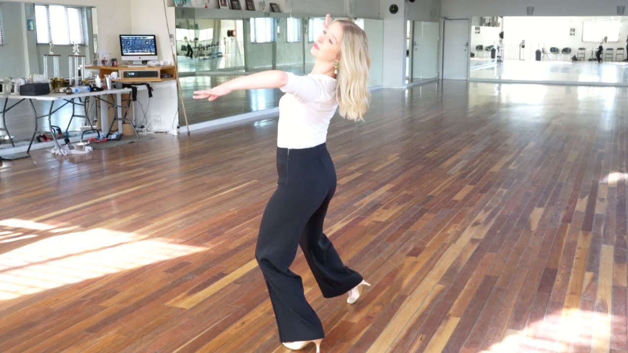 Open Natural From Promenade & Outside Spin - Tango - YouTube