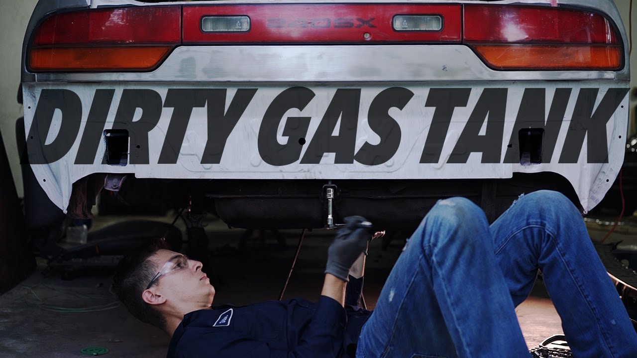 18. REMOVING THE GAS TANK - RB25DET 240SX BUILD - YouTube