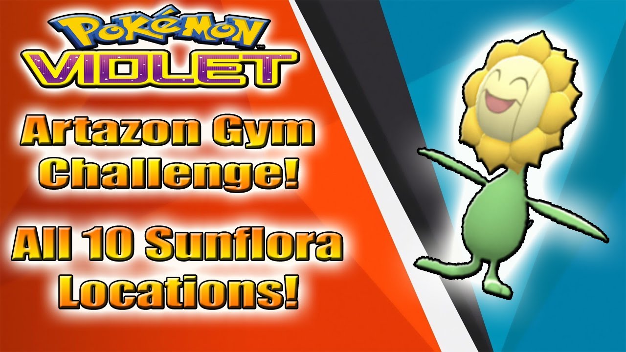 Pokémon Scarlet & Violet: Artazon Gym Challenge - All 10 Sunflora ...
