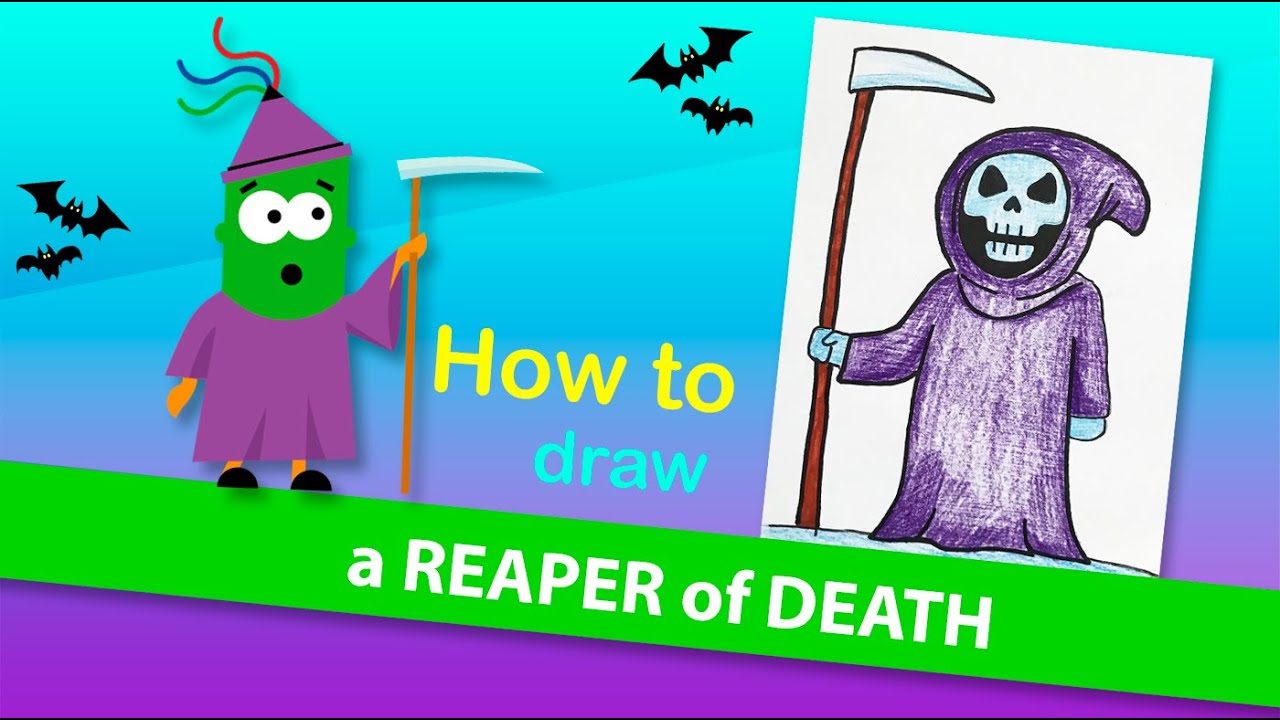 Draw a Reaper of Death with EASY PEN - YouTube
