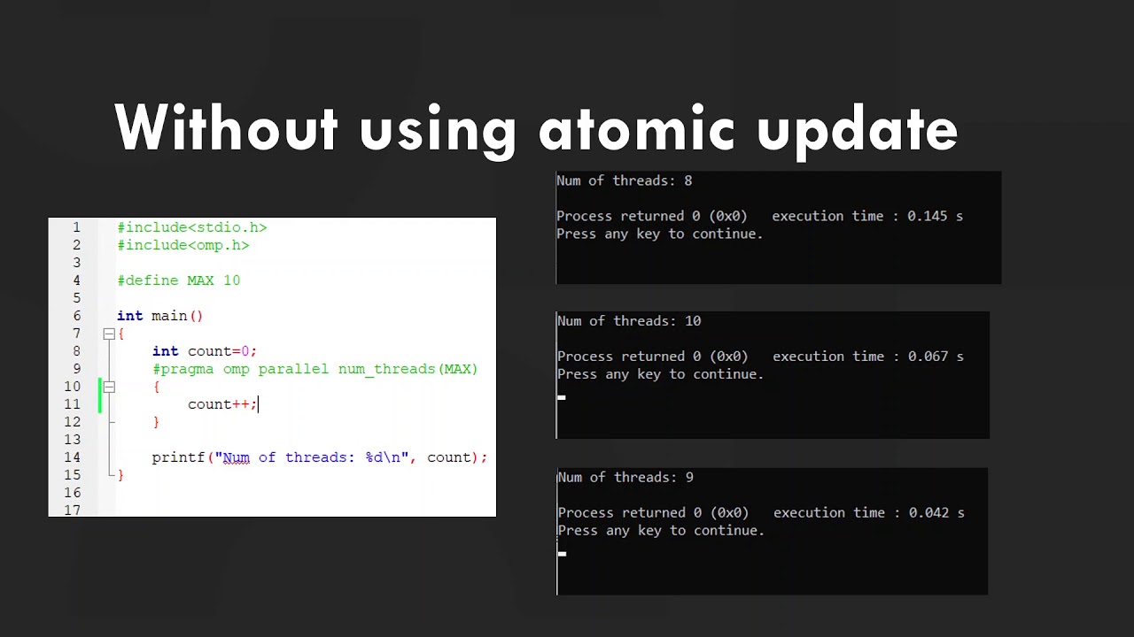 Openmp Atomics Youtube