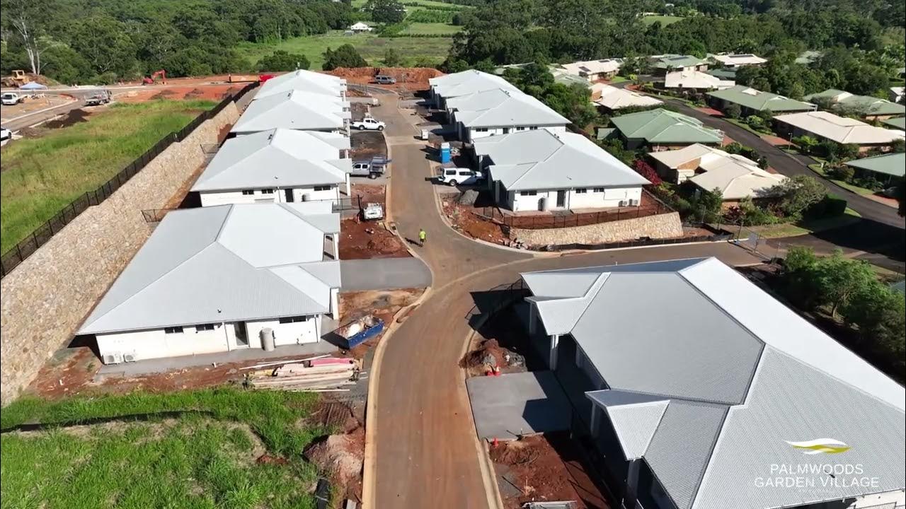 Palmwoods Garden Village Construction Update April 2024 - YouTube