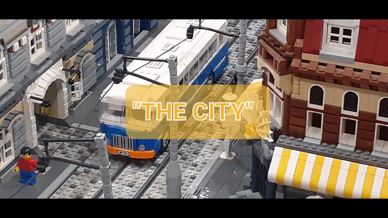 LEGO European City Model - YouTube