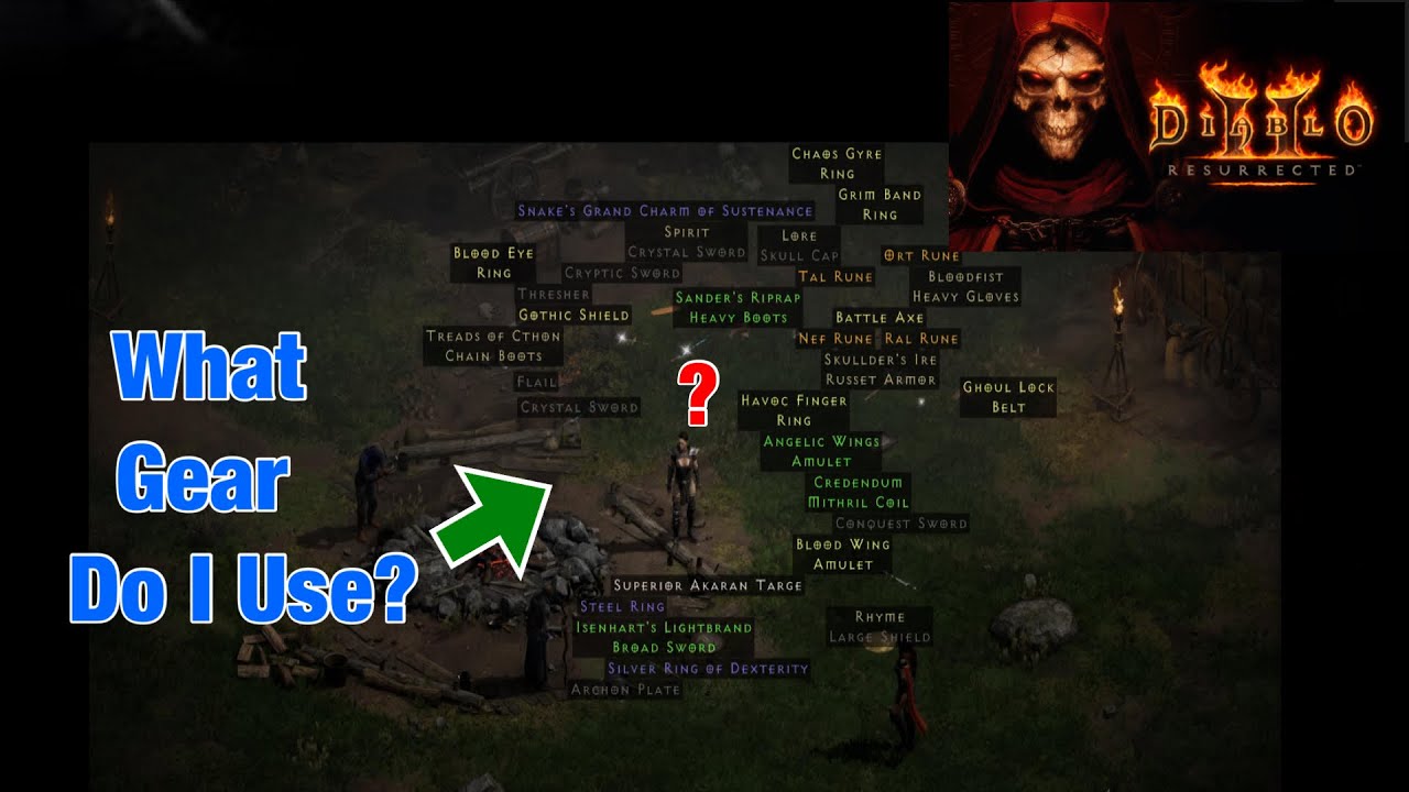 Diablo 2 Resurrected - How to Choose what Gear to Use - YouTube