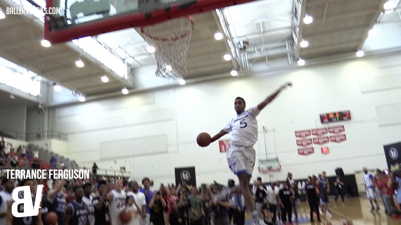 BallIsLife AA 2016 Dunk Contest Full Highlights - Terrance Ferguson ...