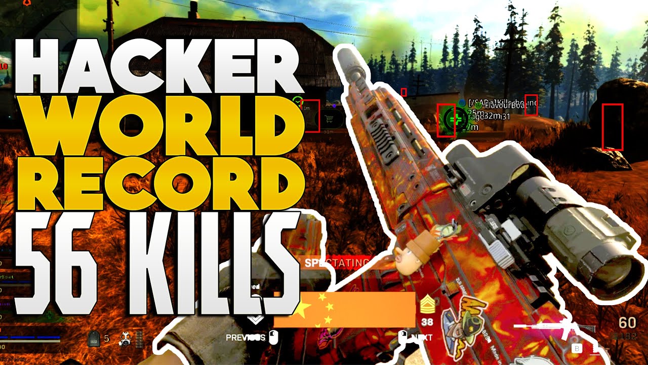 WORLD RECORD 56 KILLS BY HACKER! | CoD WARZONE - YouTube
