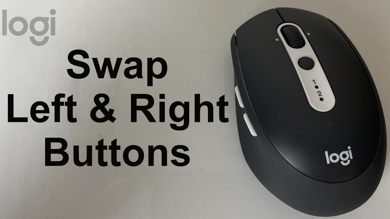 Logitech M585 Swap Left and Right Mouse Buttons - DIY EASY - YouTube