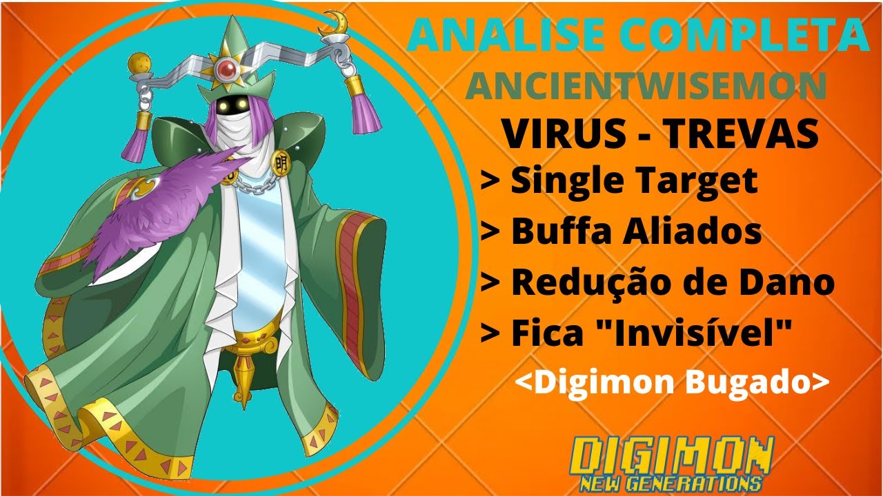 Análise ANCIENTWISEMON: O Buffador - Digimon New Century #117 - YouTube