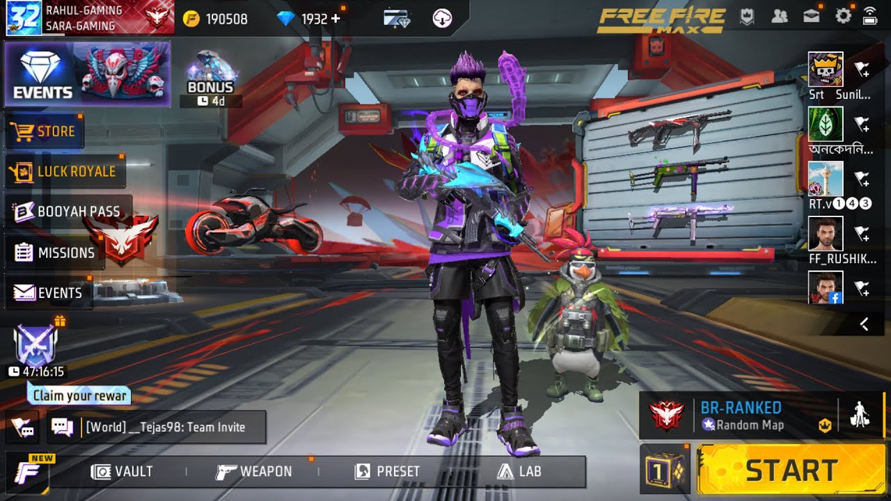 Secrets Revealed in Rahul Gaming 91 Free Fire Live - YouTube