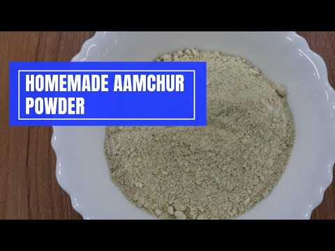 how to make dry mango powder recipe|amchoor powder homemade recipe ...