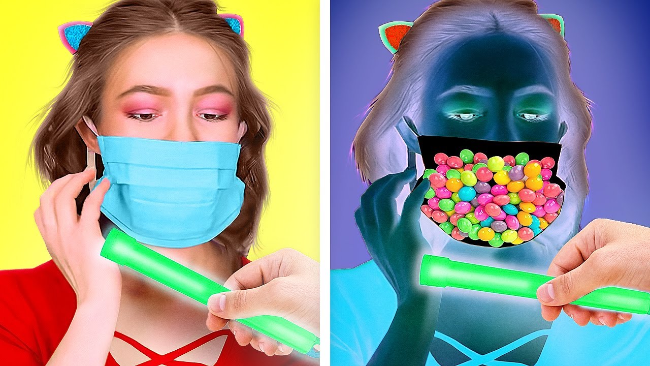 COOL HACKS TO SNEAK CANDIES! || How to Sneak Food with 123 Go! GOLD ...