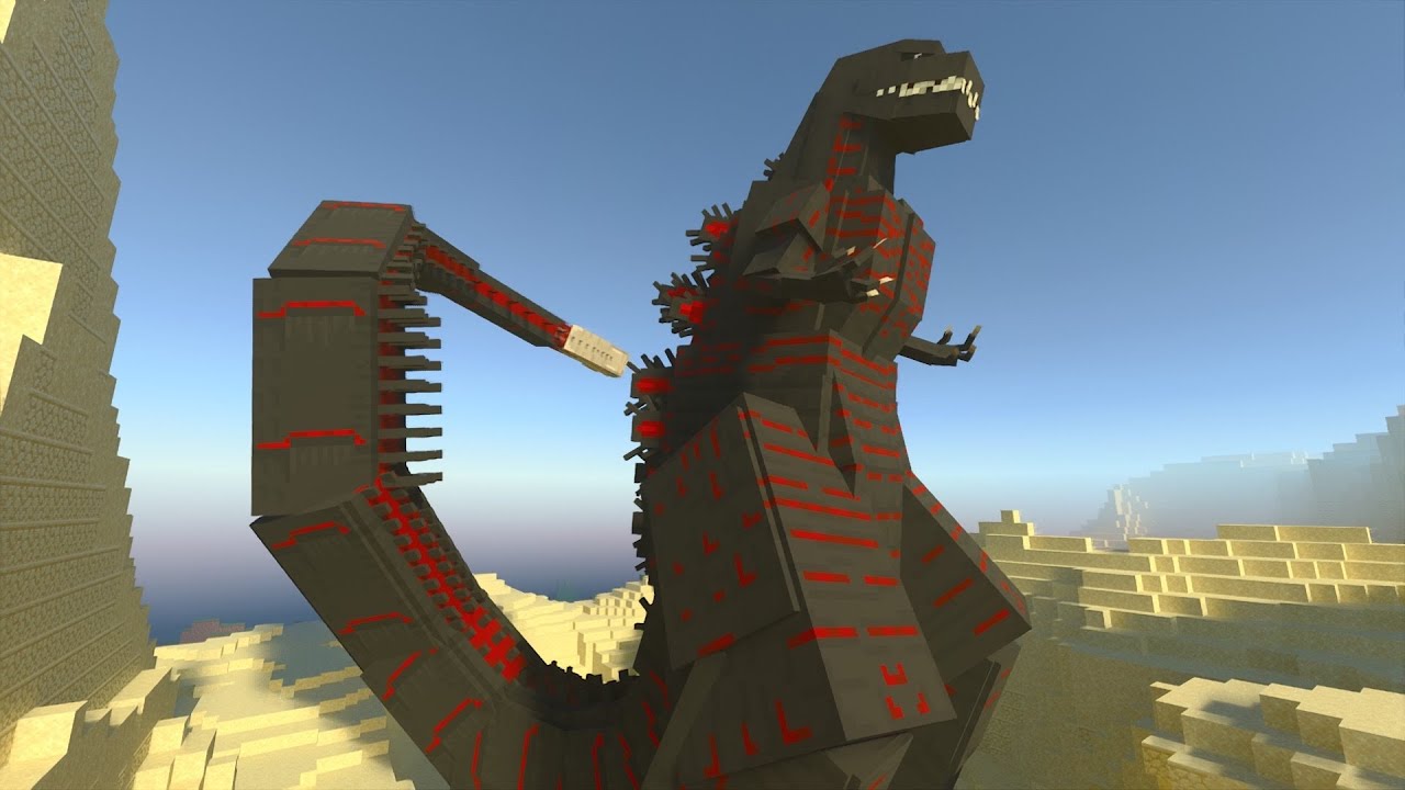Shin Godzilla Addon MCPE in Minecraft PE - MMCRAFT TV - YouTube