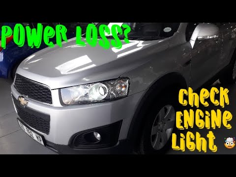 Chevrolet Captiva 2013 2.4LT Detailed Service | Check Engine Light ...