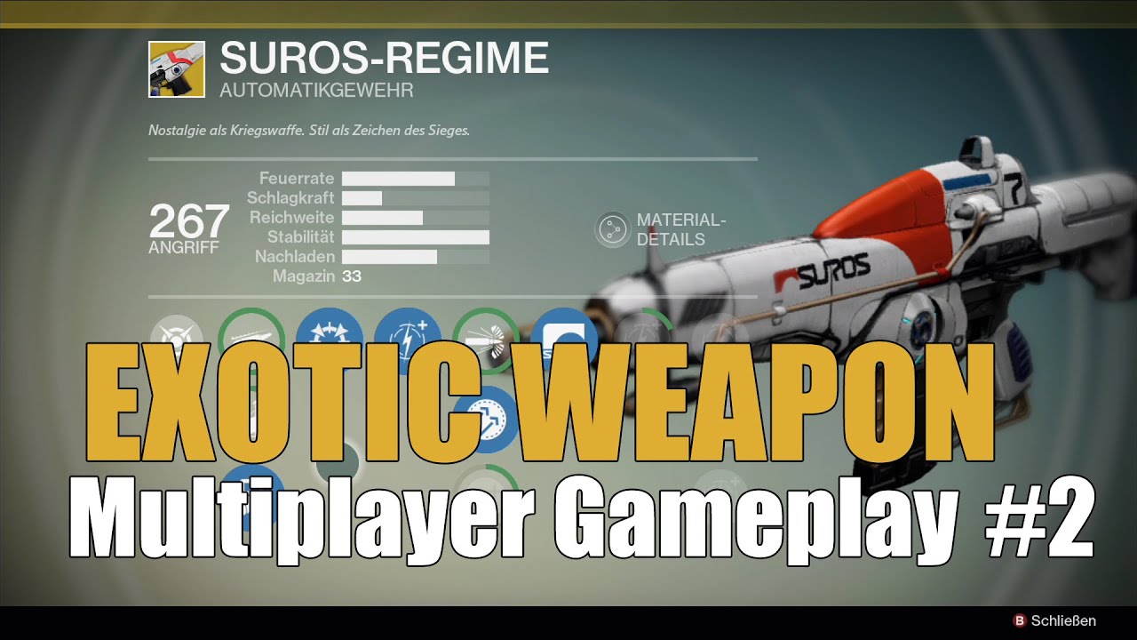 Destiny SUROS REGIME Multiplayer Gameplay - EXOTIC Auto Rifle (28-5 TDM ...