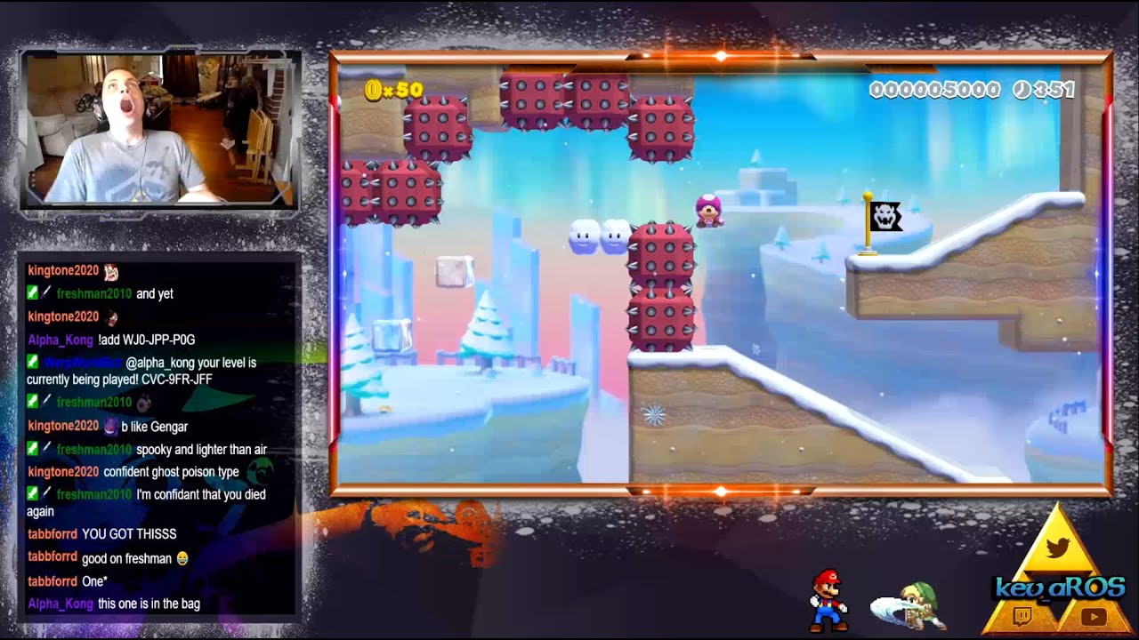 Hard Super Mario Maker 2 Levels: Long Jump Lane 1-3 - YouTube