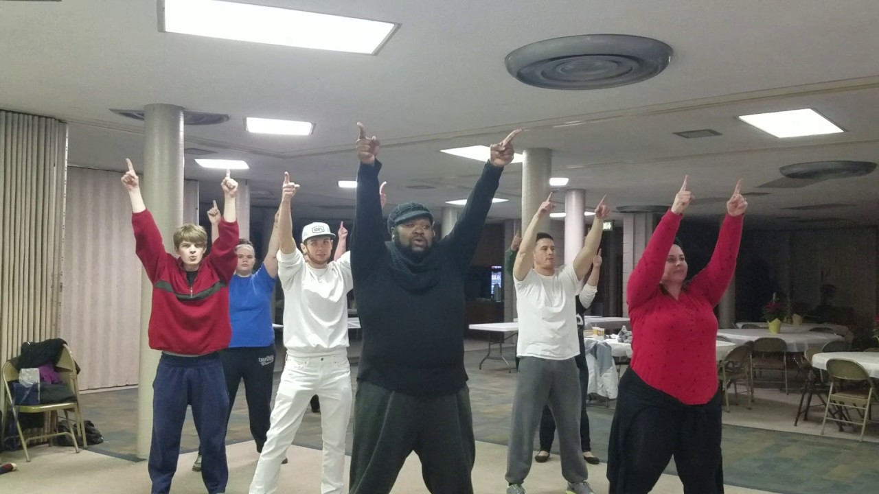 Christmas Flash Mob Choreography Rehearsal - YouTube