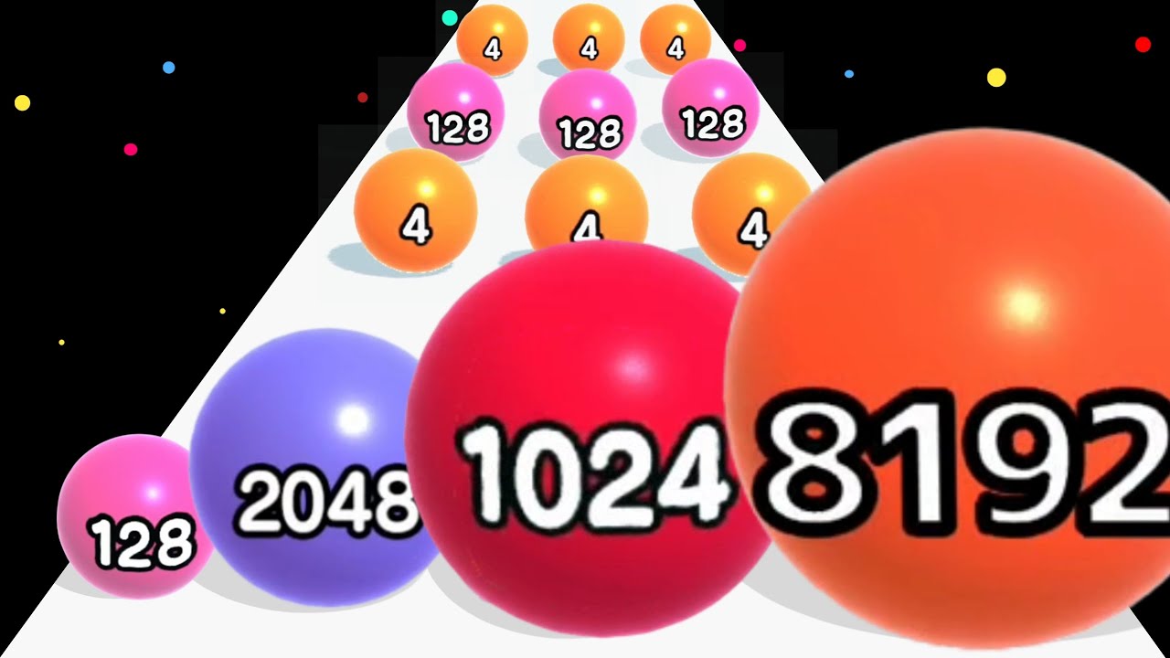 Marble Ball Race - INFINITY Ball Run 2048 Game - YouTube
