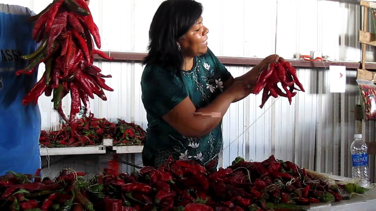Making Chile Ristras - YouTube