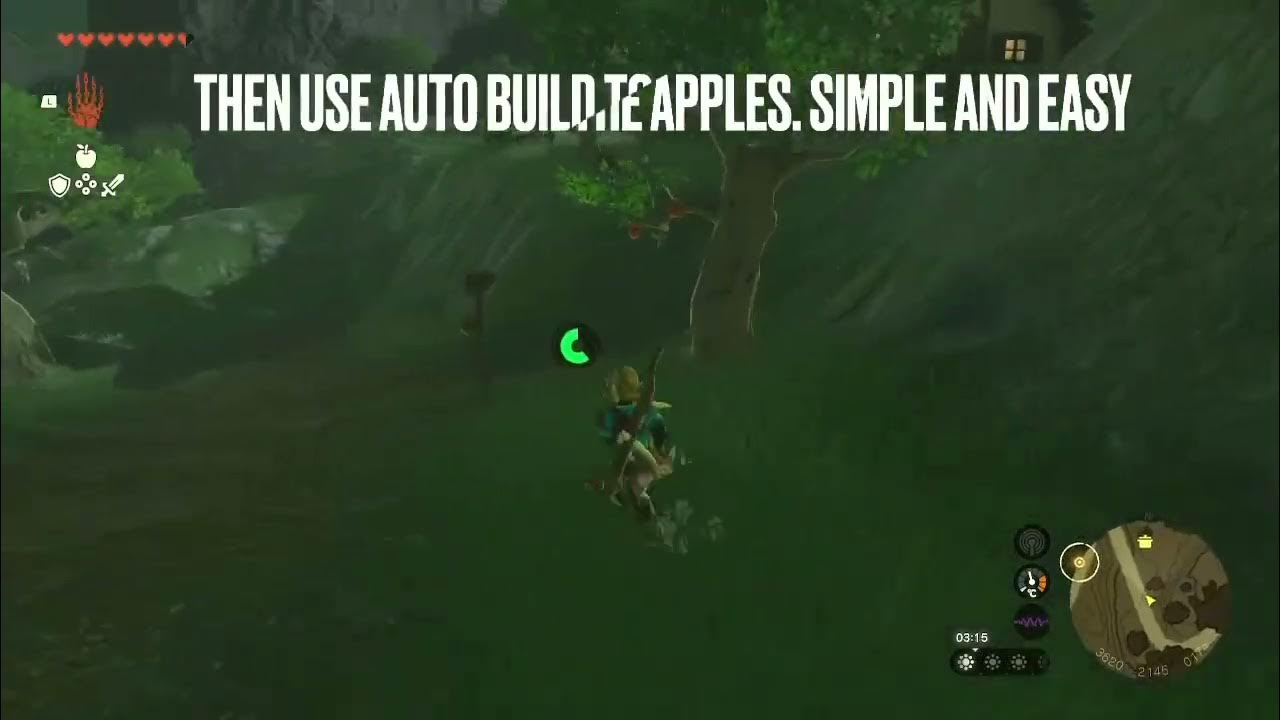A simple method for easy apple picking in Legend of Zelda Tears of the Kingdom - YouTube