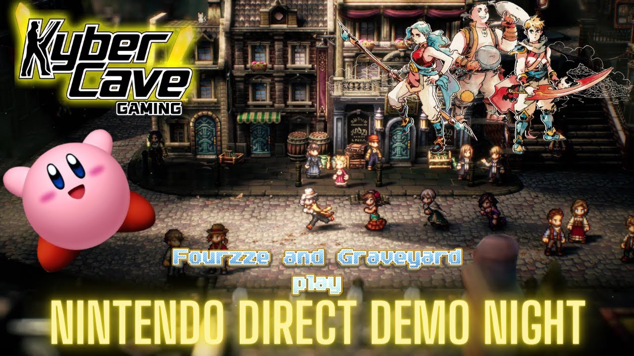 Kyber Cave Gaming Live- Nintendo Direct Demo Night! - YouTube